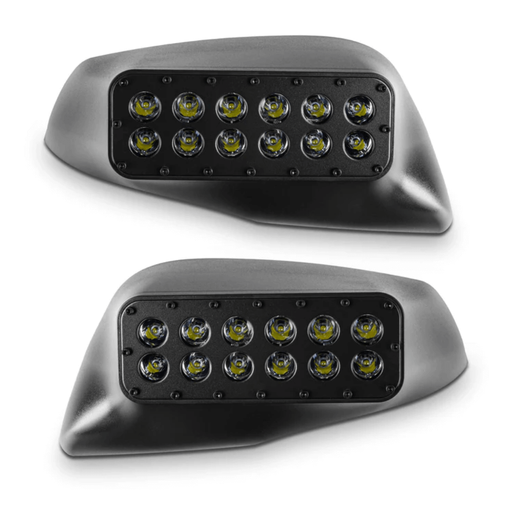 LED Off-Road Side Mirror Ditch Lights Fits 2016-2023 Toyota Tacoma