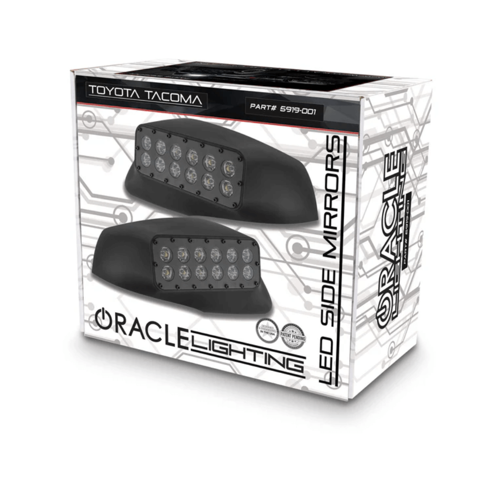 LED Off-Road Side Mirror Ditch Lights Fits 2016-2023 Toyota Tacoma