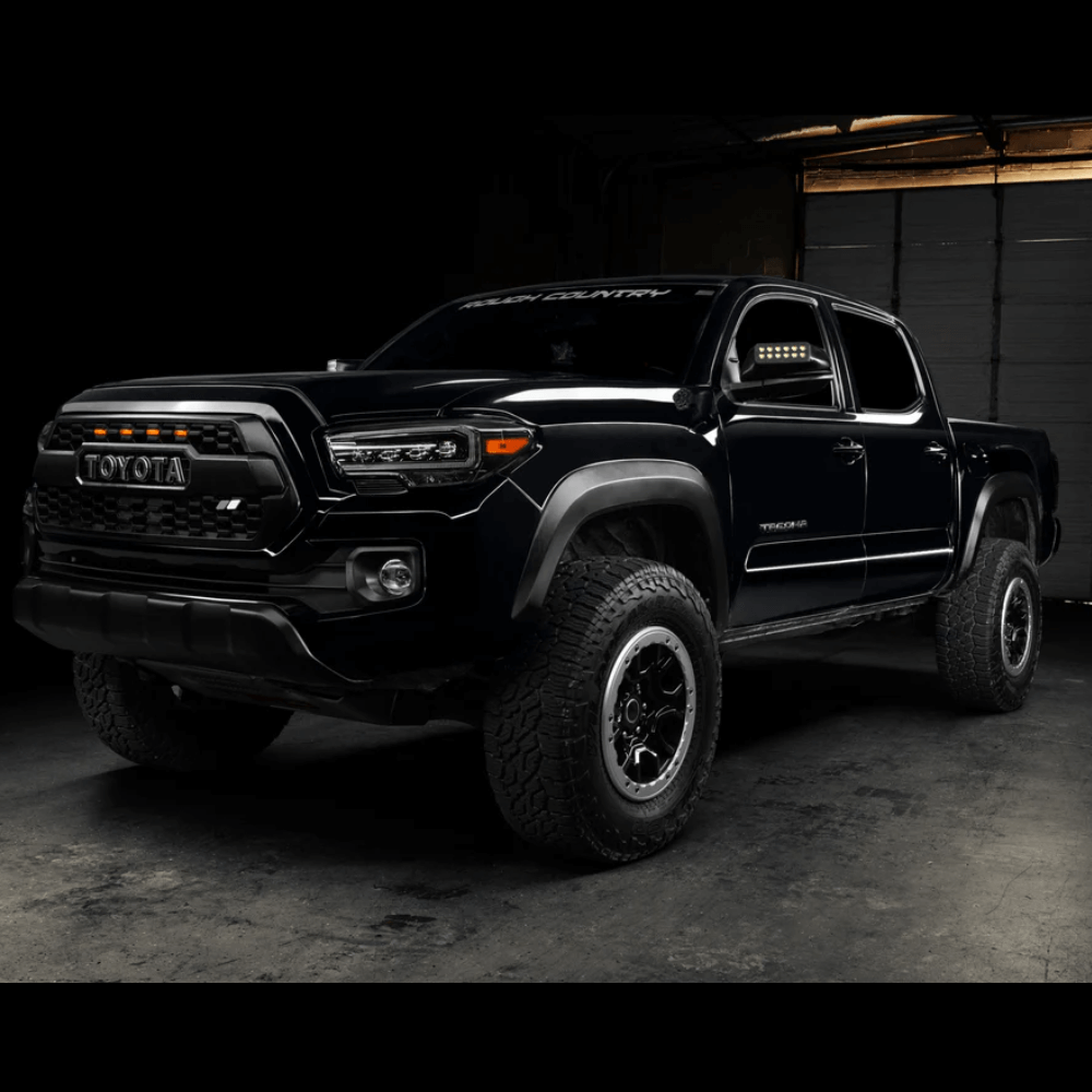 LED Off-Road Side Mirror Ditch Lights Fits 2016-2023 Toyota Tacoma