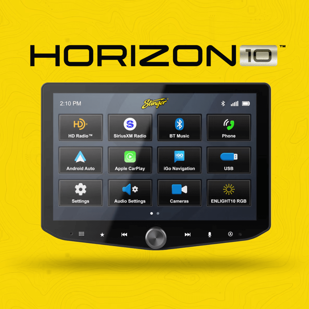 Radio Replacement Kit - Includes 10" Horizon 10 Touchscreen Radio & Pl