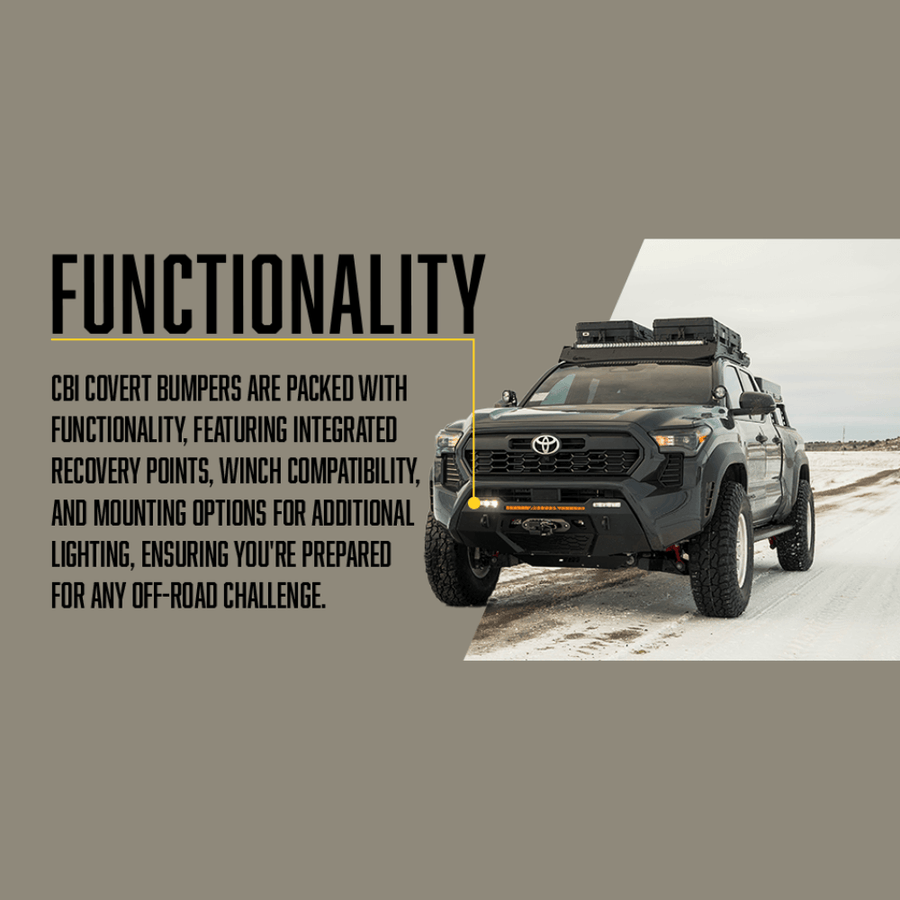 Covert Front Bumper Fits 2024+ Toyota Tacoma