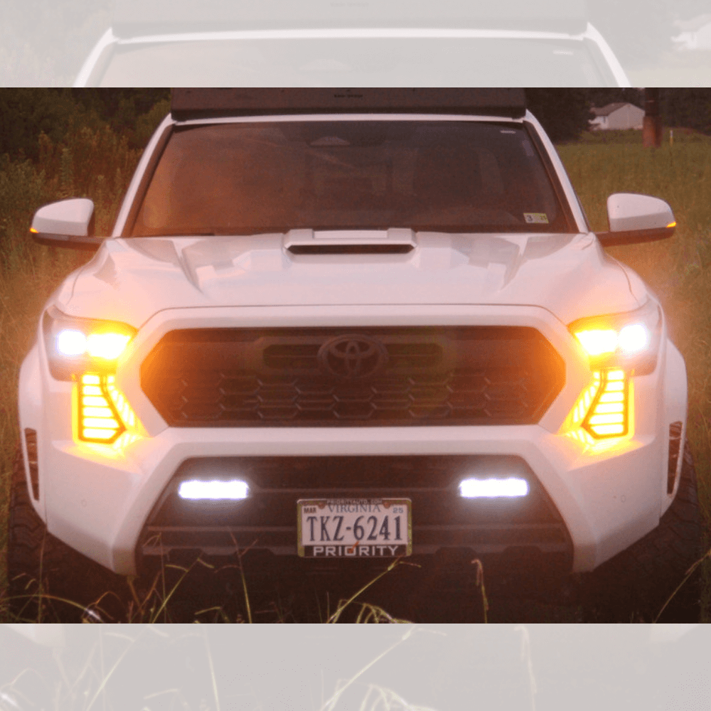 2024+ Toyota Tacoma Front Fang Fog Light Kit w/DRL