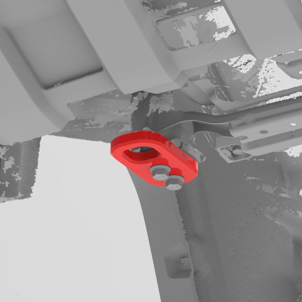 Lower Front Recovery Points Fits 2024+ Toyota Tacoma