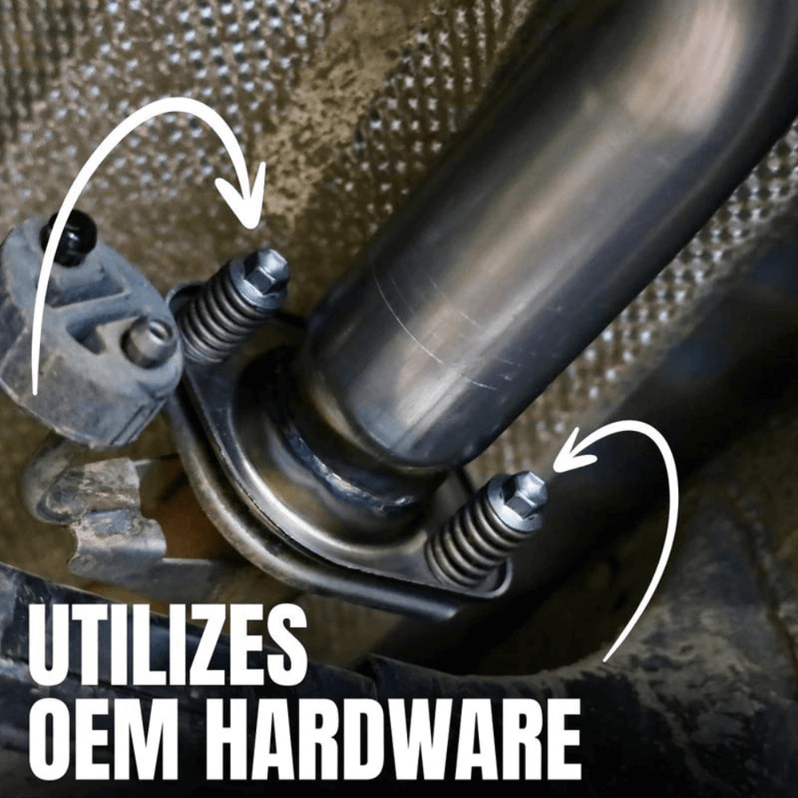 "Max Clearance" Dump Exit Exhaust Kit Fits 2024+ Toyota Tacoma