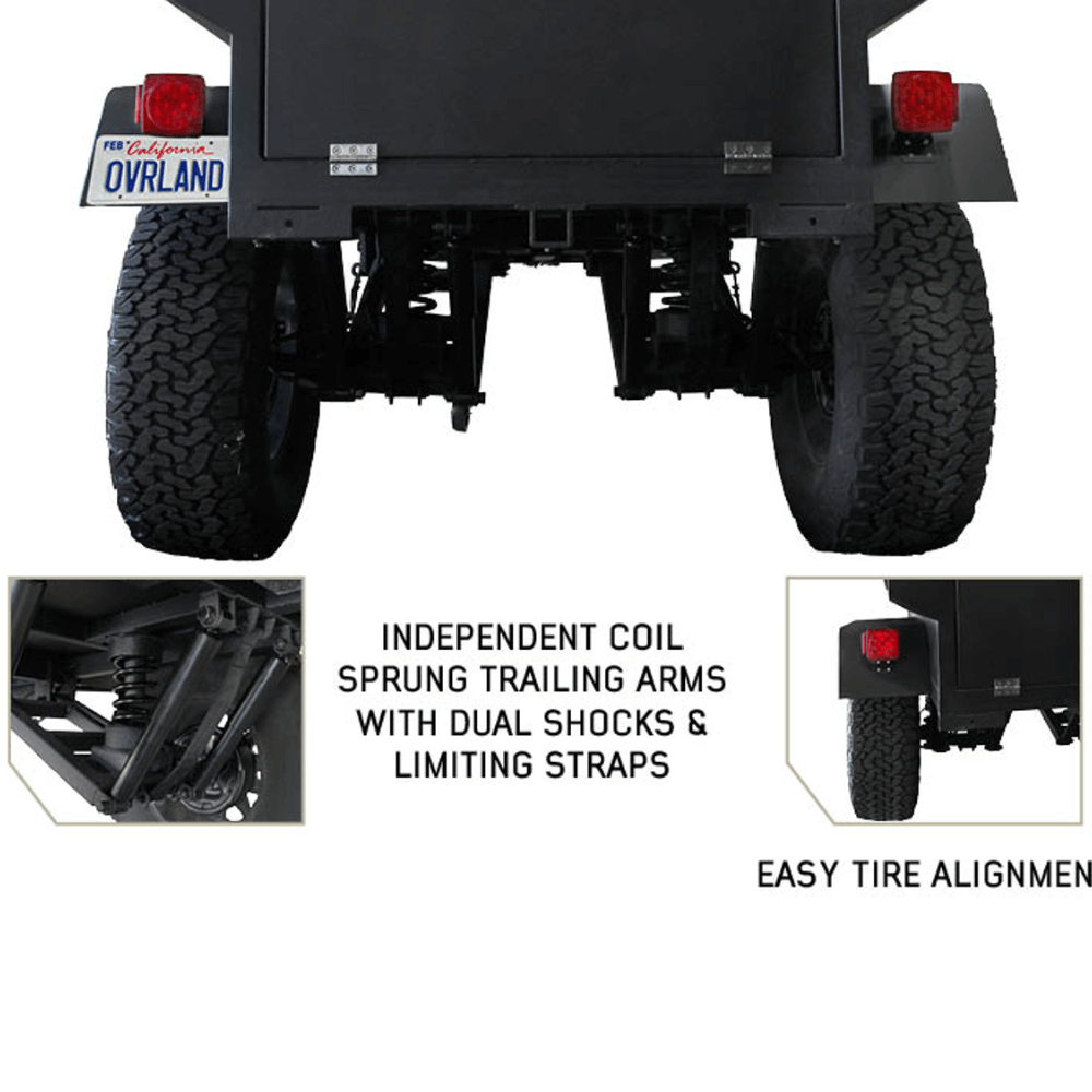 Off Road Trailer - Military Style With Full Articulating Suspension