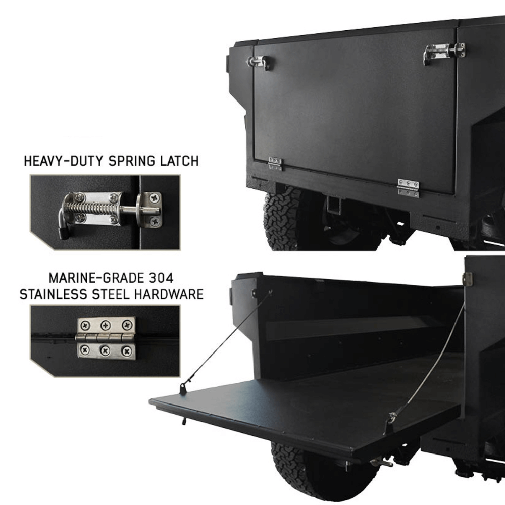 Off Road Trailer - Military Style With Full Articulating Suspension