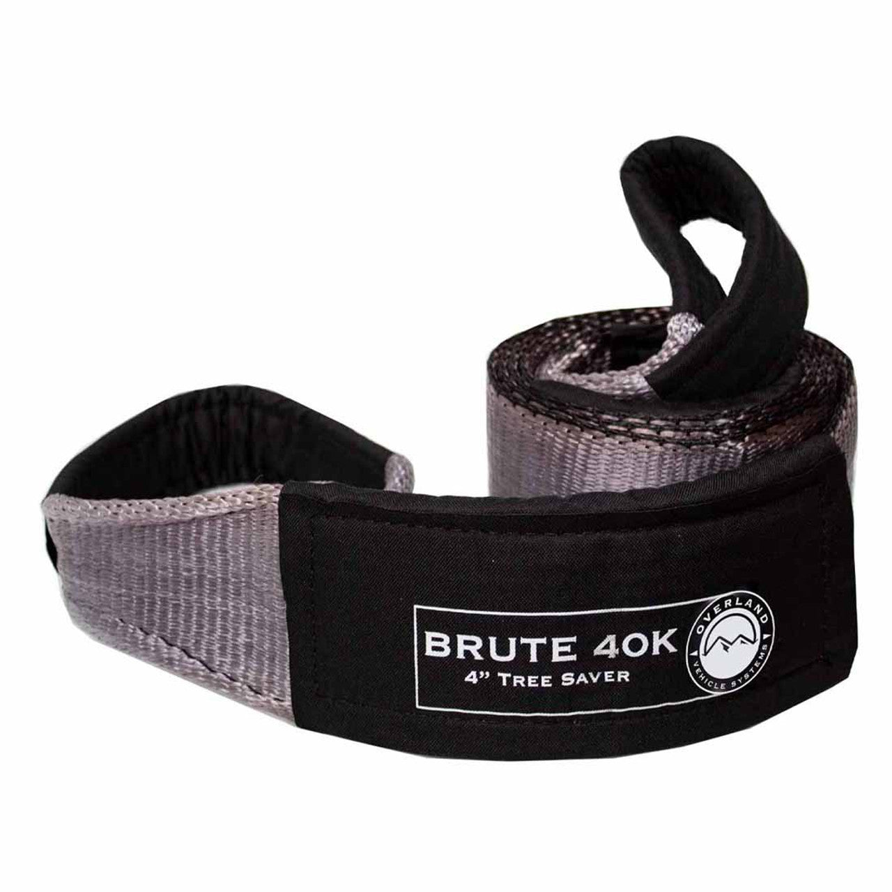 Tree Saver Tow Strap 40,000 lb. 4" x 8' Gray With Black Ends & Storage