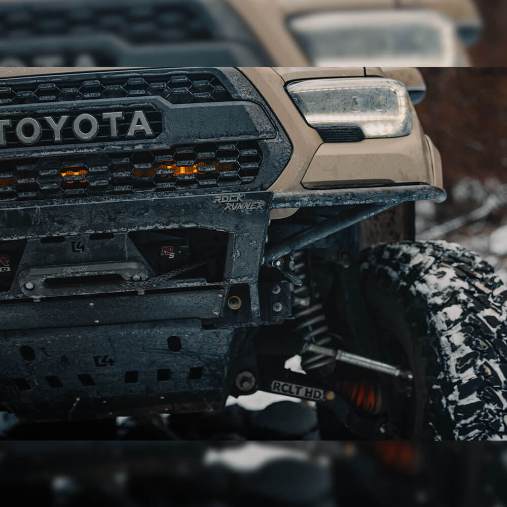 Rock Runner Front Skid Plate w/Cross Member Delete Fits 2016-2023 Toyo