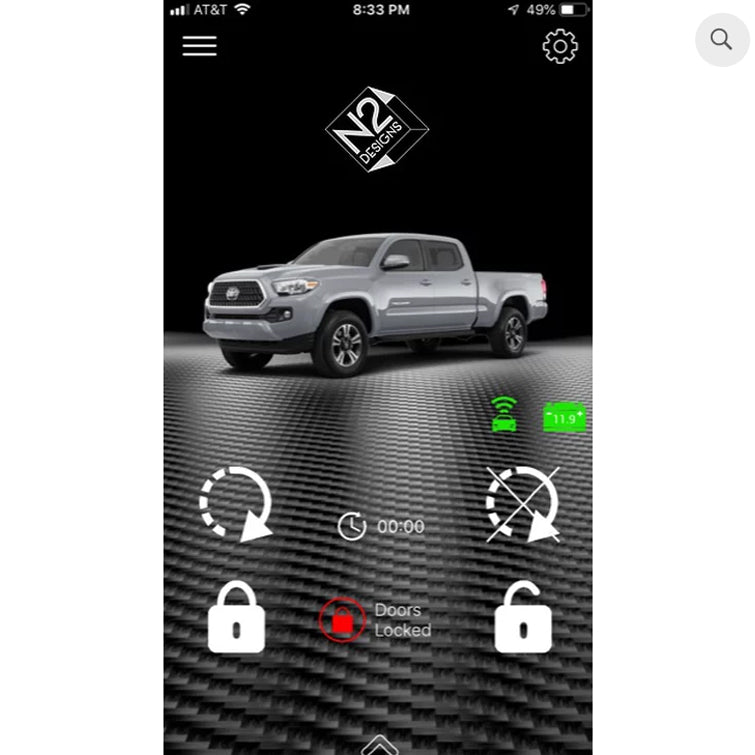 N2 Designs Add-On Smart Phone Module for Remote Start Kit